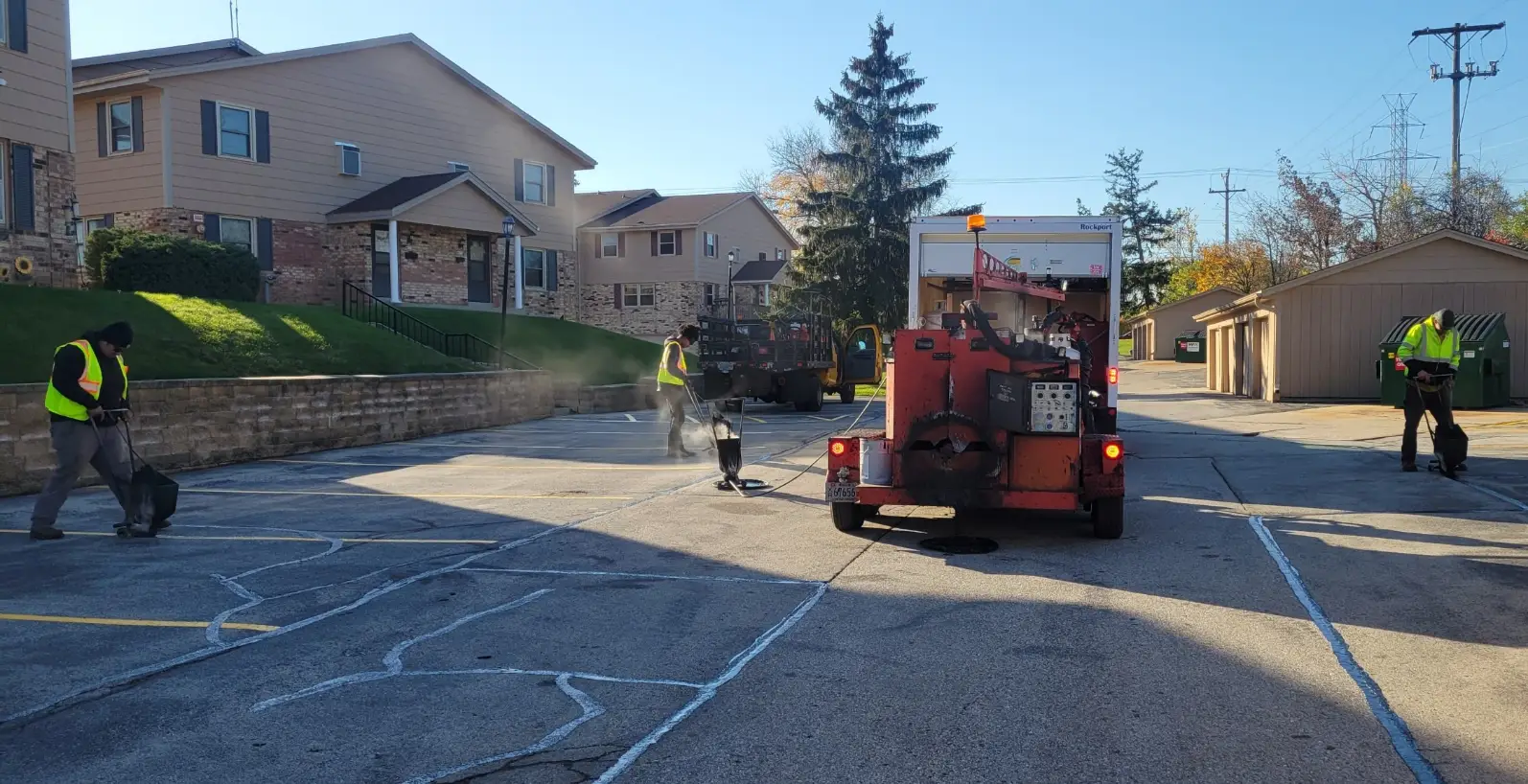 Commercial Asphalt Paving Gallery Wisconsin | Poblocki Paving Projects